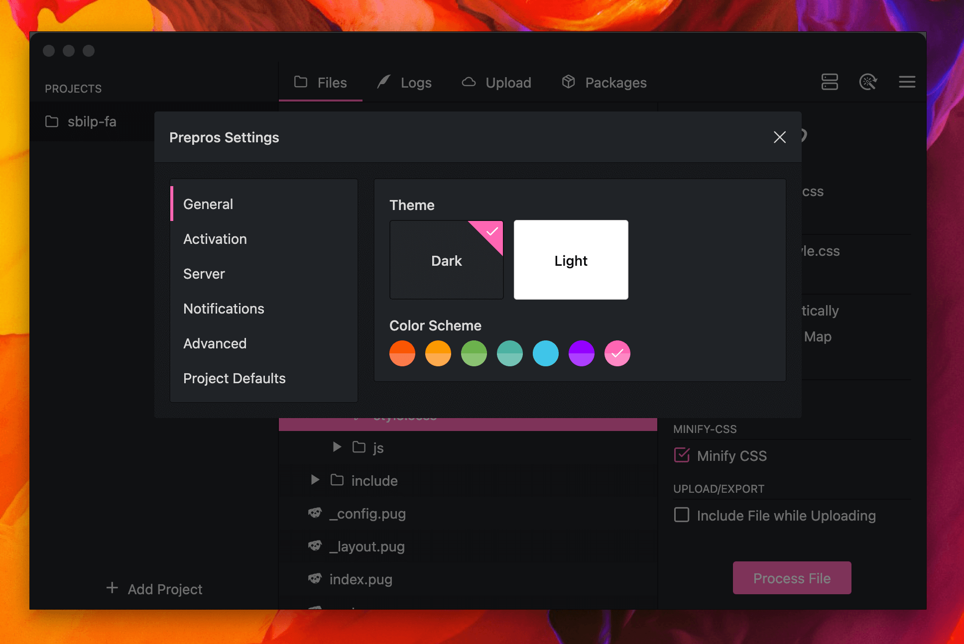 Preprosの設定 - Sass - [SMART]