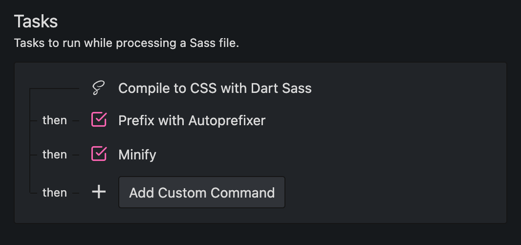 Preprosの出力設定 - Sass - [SMART]